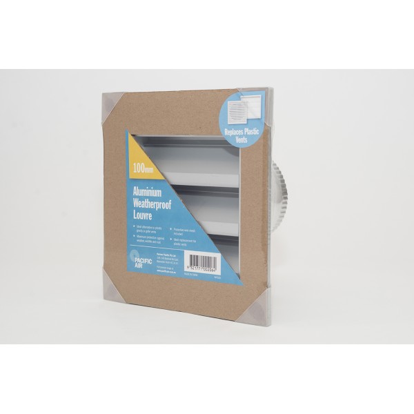 Aluminium Weatherproof Louvre 100mm - Pacific Air